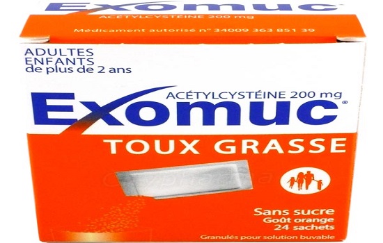 Exomuc 200mg thuốc trị long đờm cho cả người lớn và trẻ em