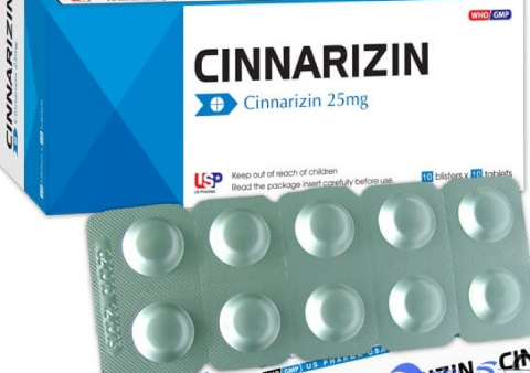 CINNARIZIN 15mg, 25mg - THUỐC ĐIỀU TRỊ RỐI LOẠN TIỀN ĐÌNH